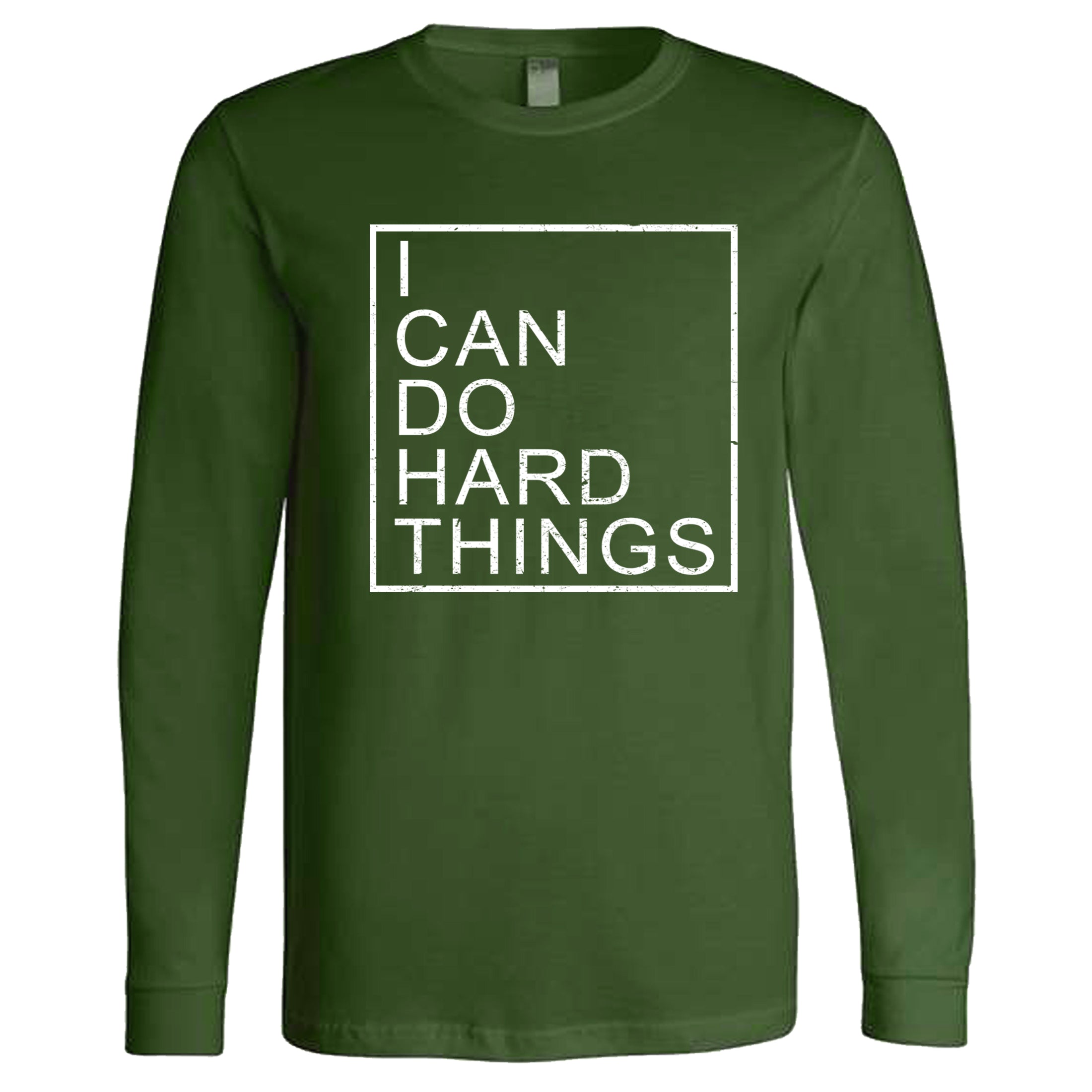 I Can Do Hard Things (Block) | Long Sleeve T-Shirts – Miss Annie's-Home ...